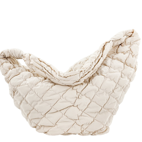 Mango | Bags | Mango Womens Shoulder Bag Quilted Soft Padded Hobo ...